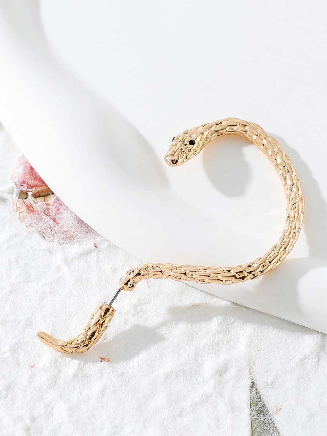 Buy Krelin 1 Piece Gold Plated Animal Shaped Ear Cuff - Earrings for ...