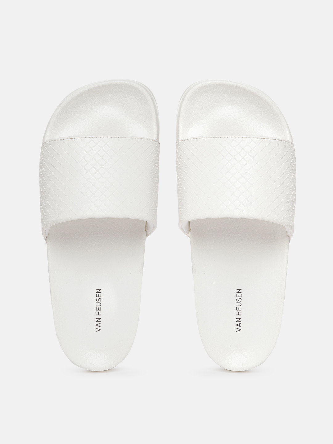 Buy Van Heusen Woman Textured Sliders - Flip Flops for Women 25306654 ...