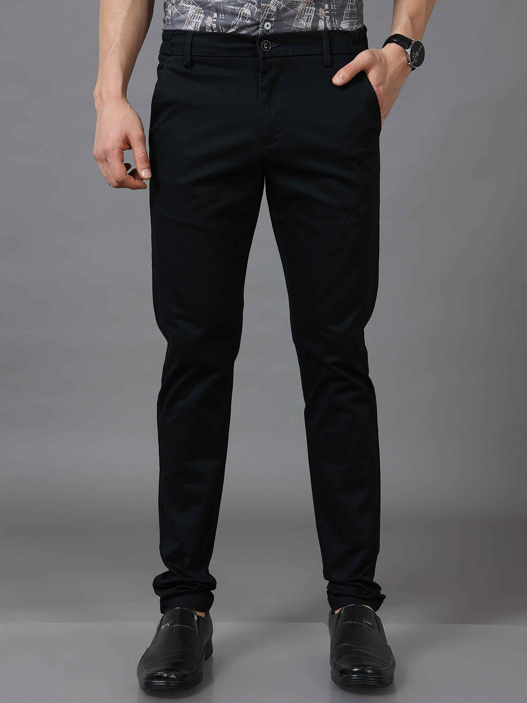 Buy Tailoraedge Men Tailored Chinos Trousers - Trousers for Men ...