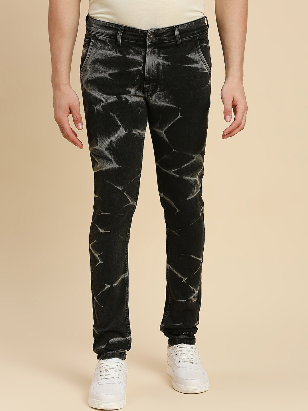 Buy HJ HASASI Men Slim Fit Acid Wash Stretchable Jeans - Jeans for Men ...