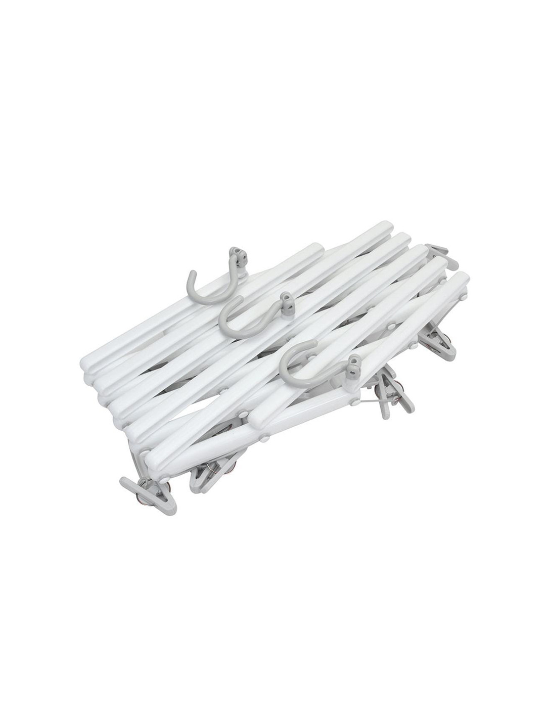 Buy Athome By Nilkamal White Foldable Cloth Drying Hanger With Clips ...