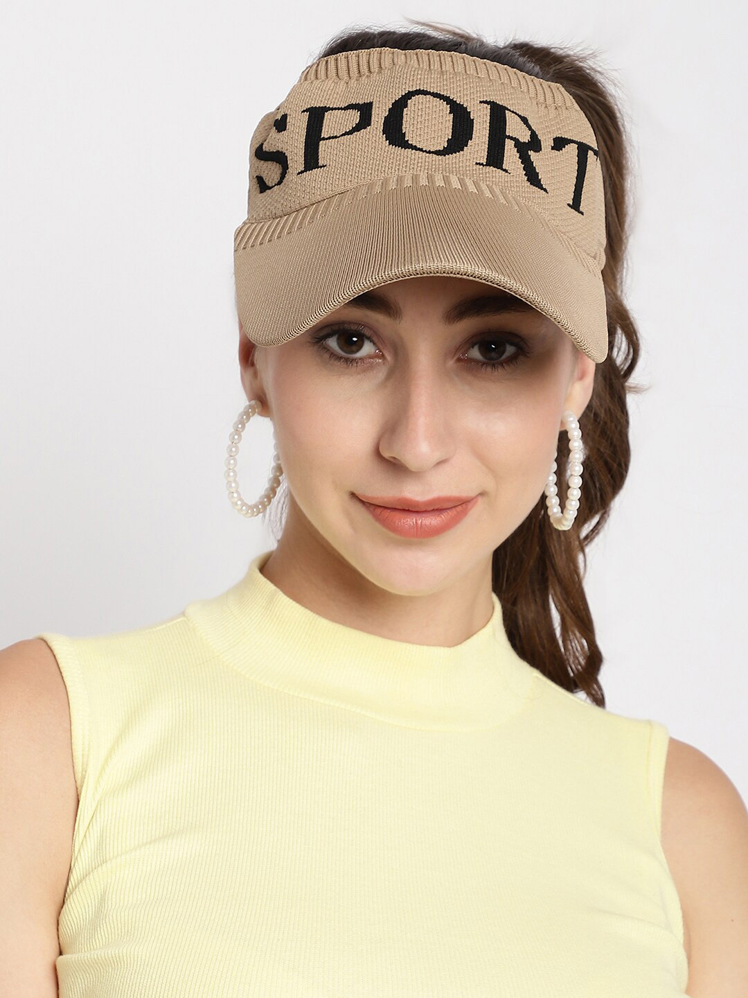 Buy ELLIS Women Self Design Visor Cap - Caps for Women 25320574 | Myntra