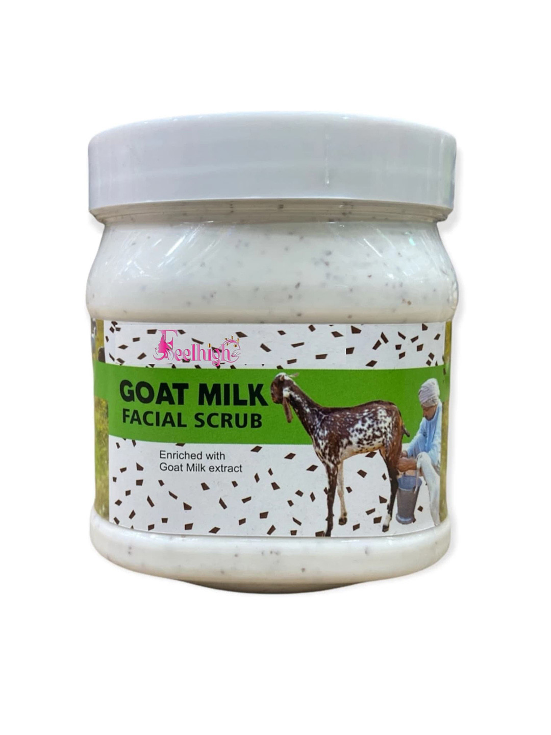 Buy FEELHIGH Goat Milk Facial Scrub Removes Toxins From The Skin 500ml ...