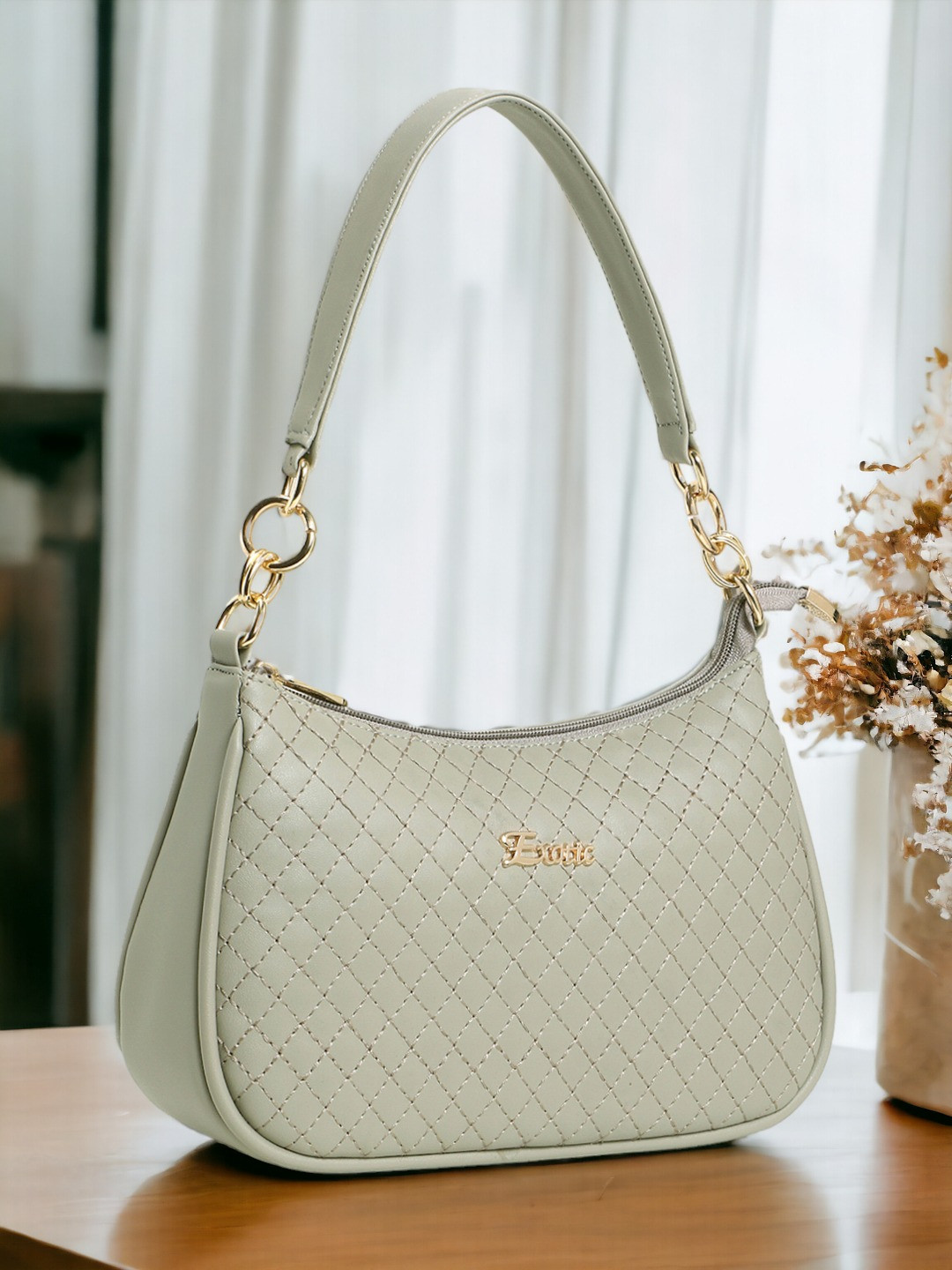 Buy Exotic Textured Structured Handheld Bag With Quilted - Handbags for ...