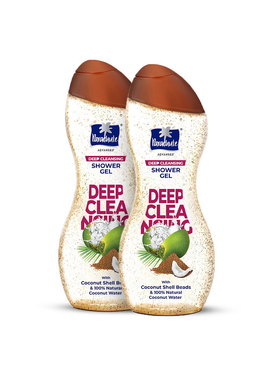 Buy Parachute Set Of 2 Deep Cleansing Shower Gel With Coconut Shell ...
