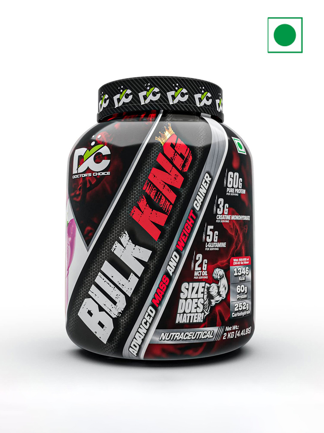 Buy DC DOCTORS CHOICE Bulk King Powder For Advance Mass 2Kg Strawberry ...