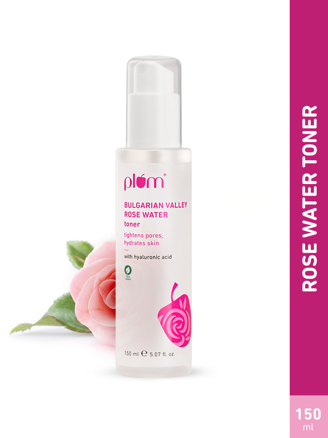Buy Plum Bulgarian Valley Rose Water Toner For Tightens Pores 150ml ...