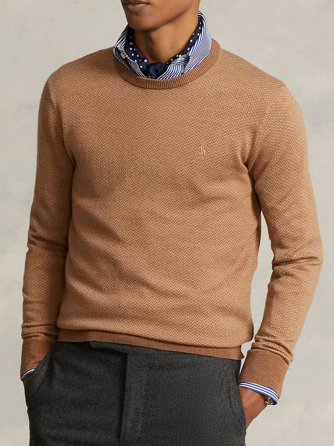 Buy Polo Ralph Lauren Self Design Cable Knit Woolen Pullover - Sweaters ...