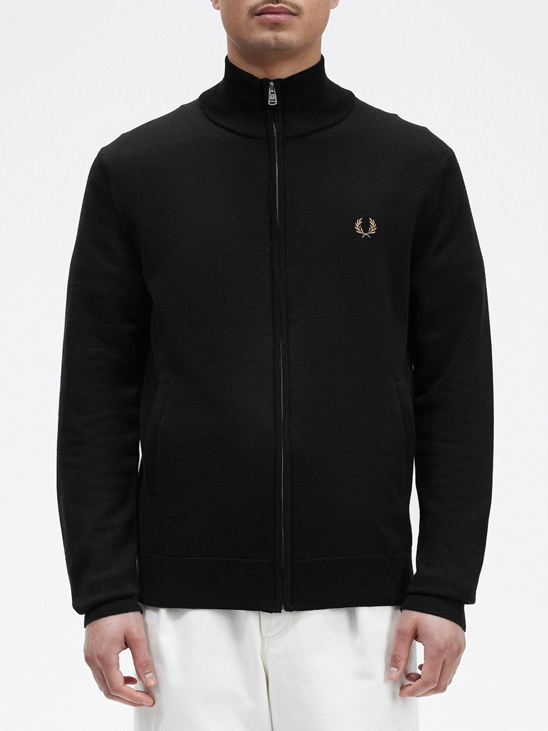Buy Fred Perry Mock Collar Woollen Pullover - Sweaters for Men 25354920 ...