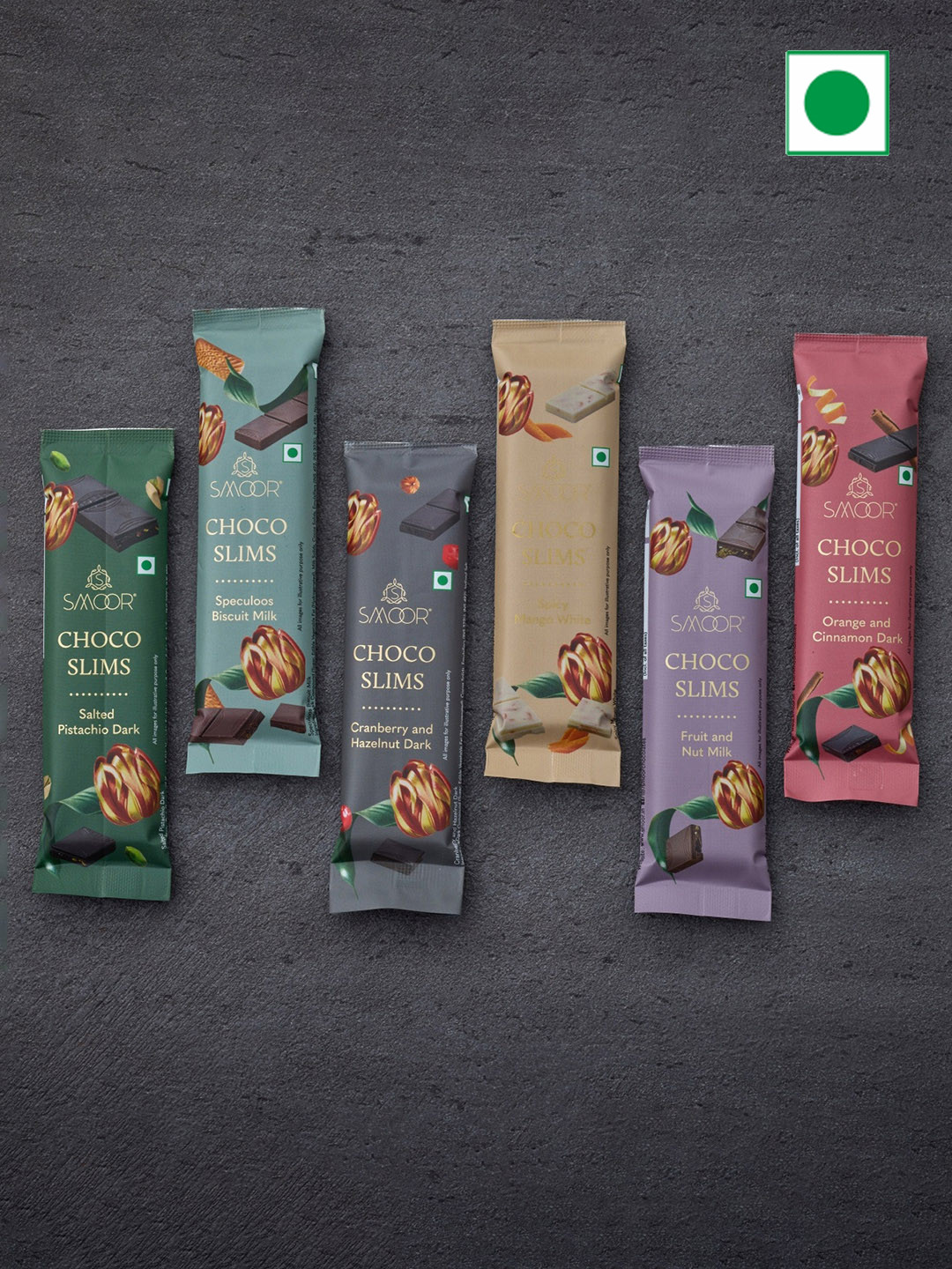 Buy SMOOR Pack Of 6 Choco Slim - Chocolates for Unisex Kids 25370594 ...