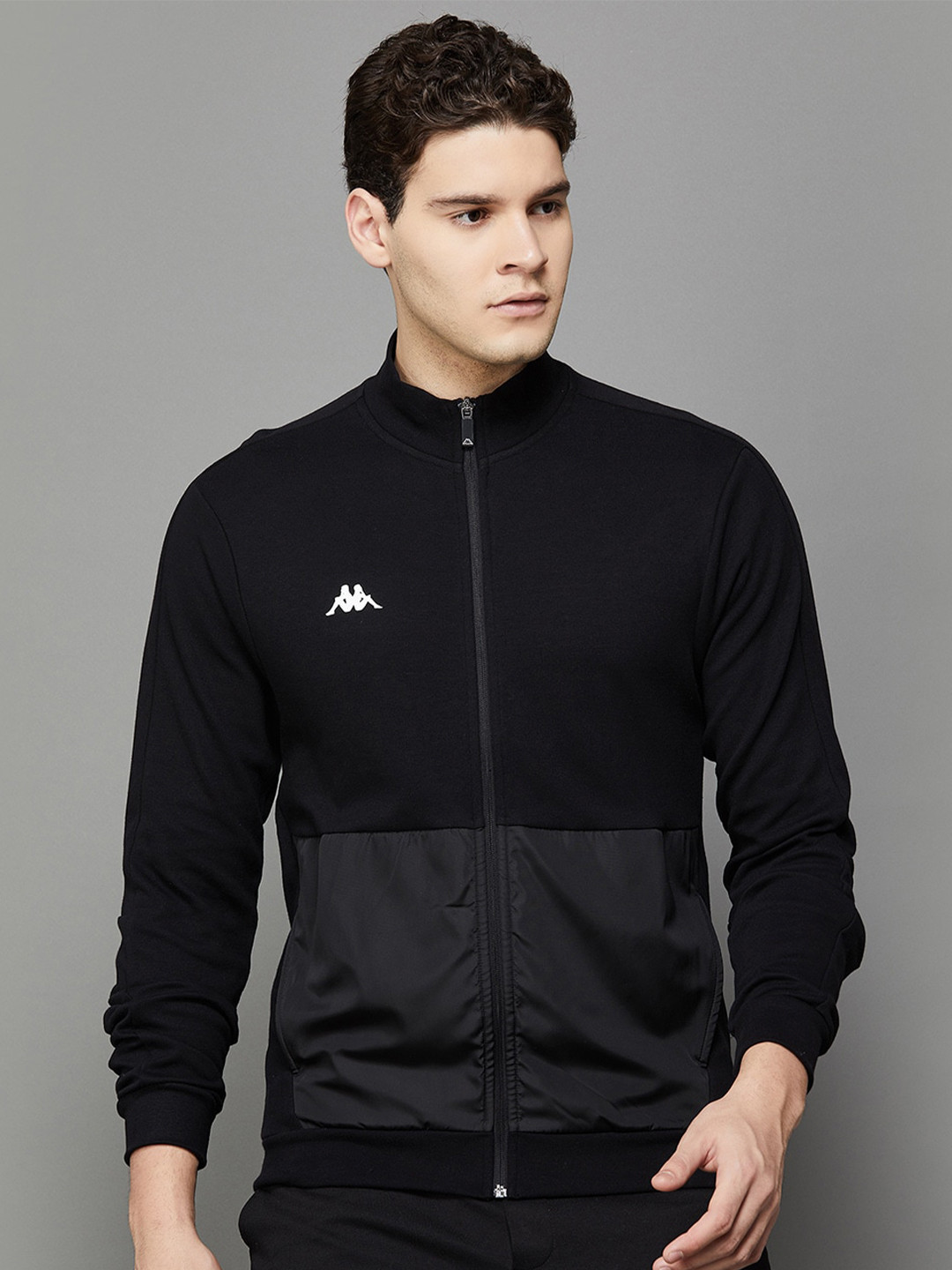 Buy Kappa Mock Collar Long Sleeves Sweatshirt - Sweatshirts for Men ...