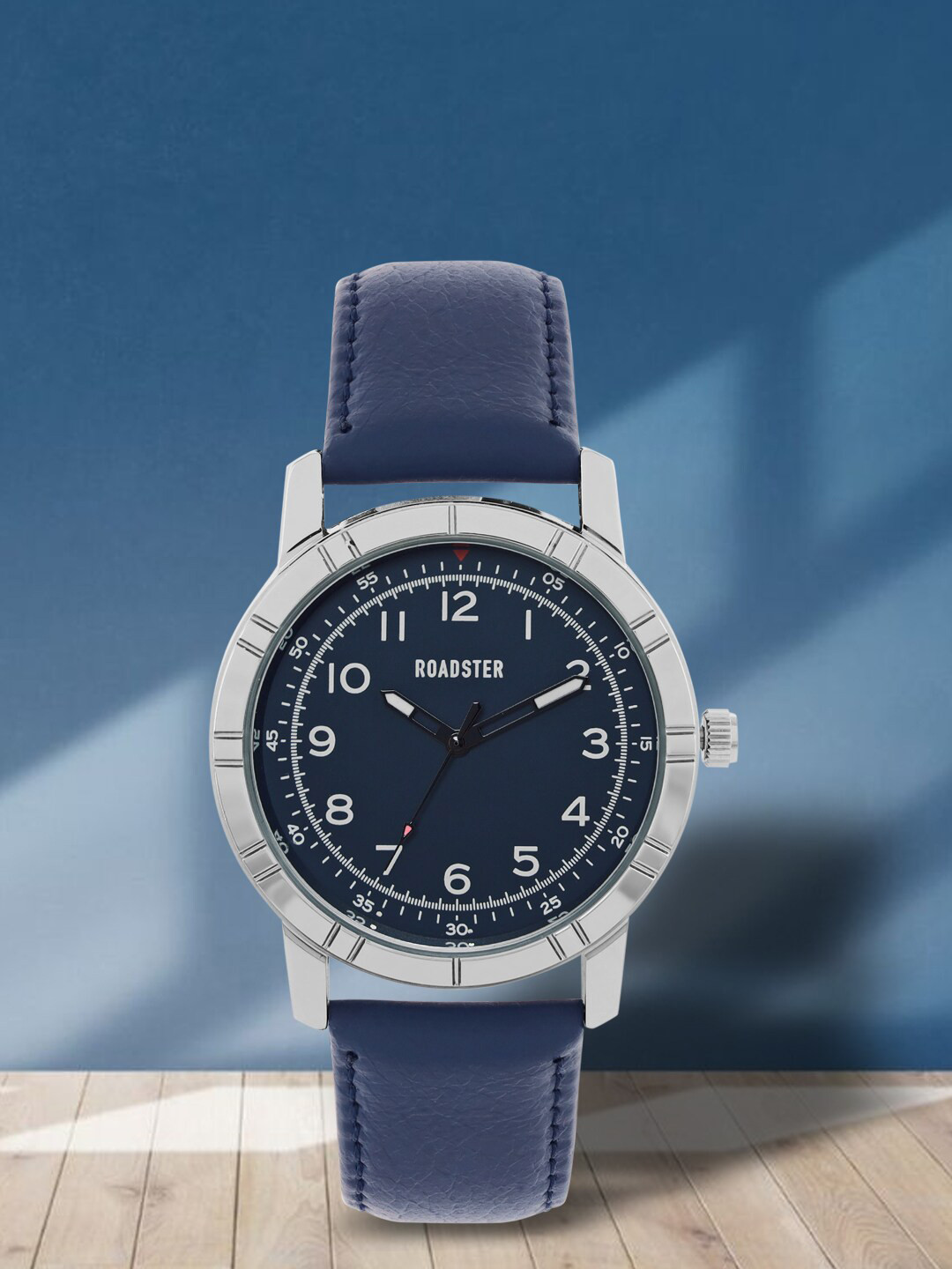 Buy Roadster Men Printed Dial & Leather Strap Analogue Watch RD_SS23_8B ...