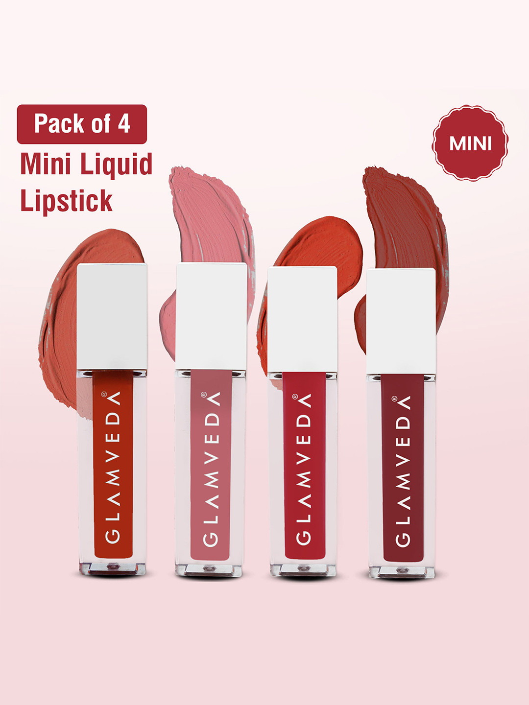 Buy GLAMVEDA Show Stopper Always On Matte Mini Liquid Lipstick Combo 1. ...