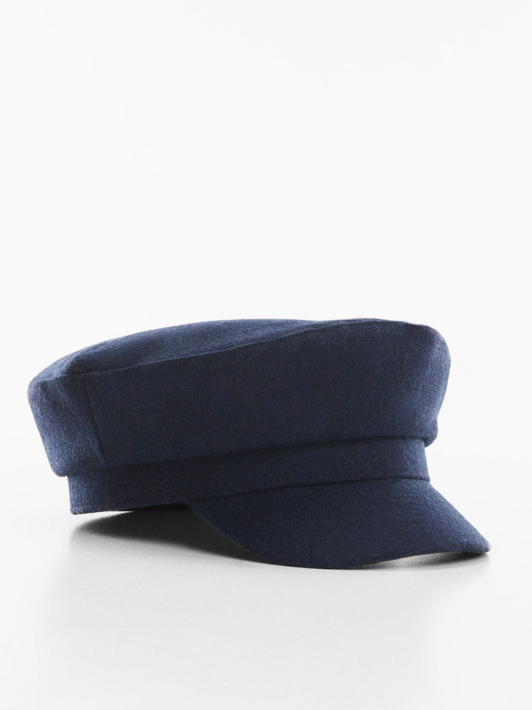 Buy MANGO Women Inner Lined Wool Blend Baker Cap - Caps for Women ...