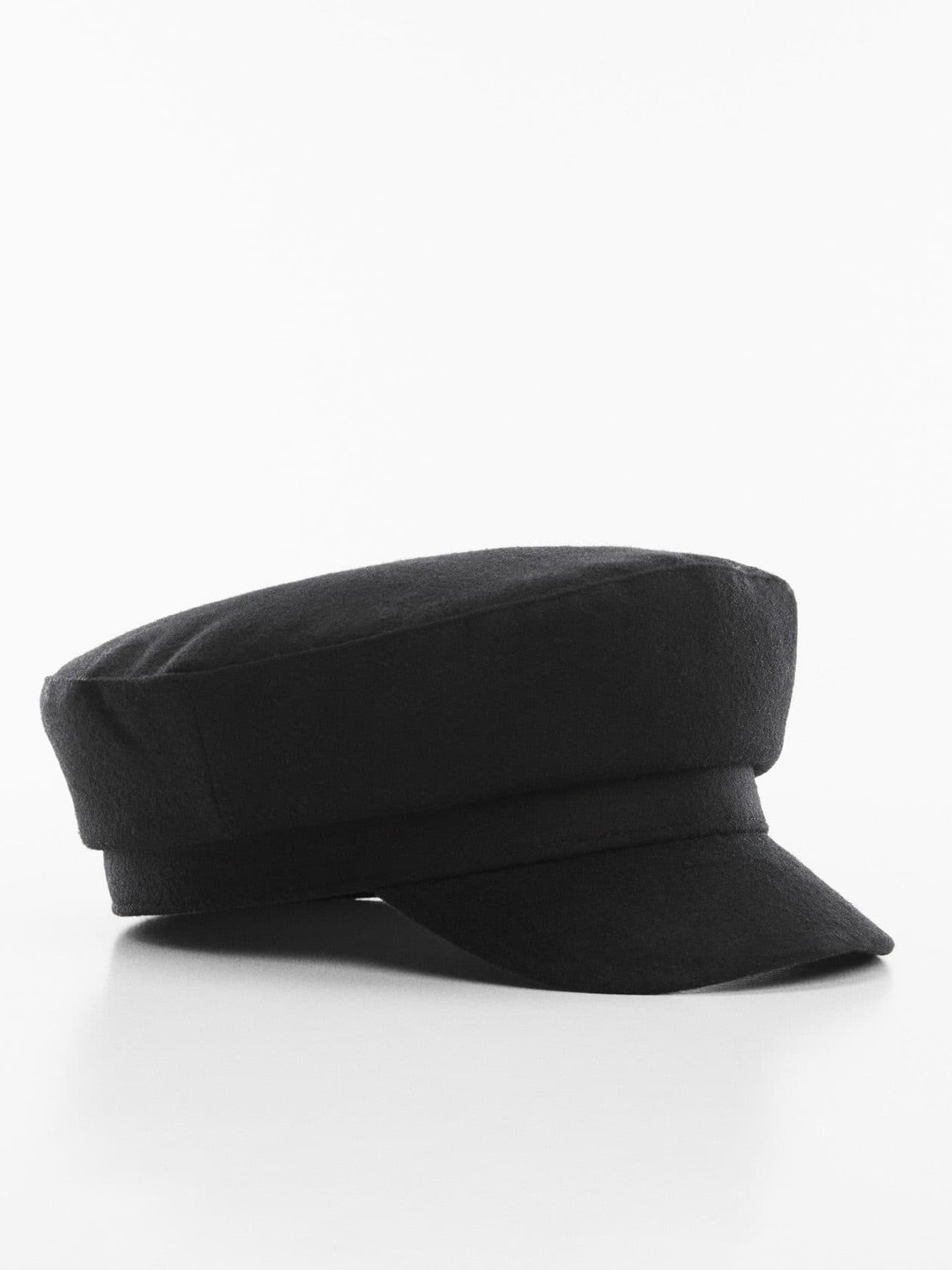 Buy MANGO Women Inner Lined Wool Blend Baker Cap - Caps for Women ...