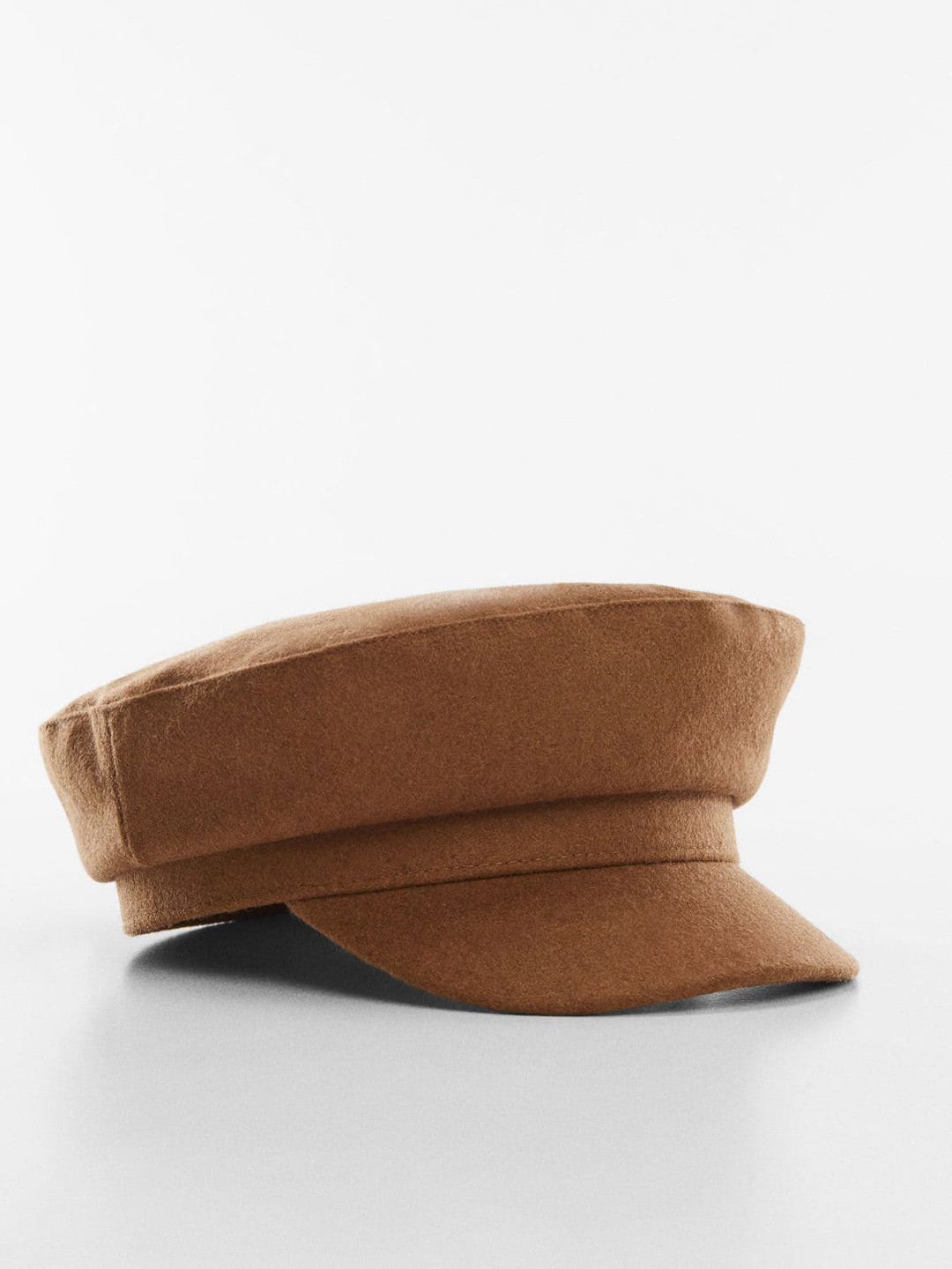 Buy MANGO Women Inner Lined Wool Blend Baker Cap - Caps for Women ...