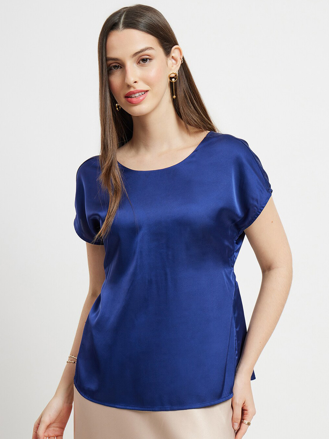 Buy FableStreet Extended Sleeves Satin Top - Tops for Women 25380474 ...