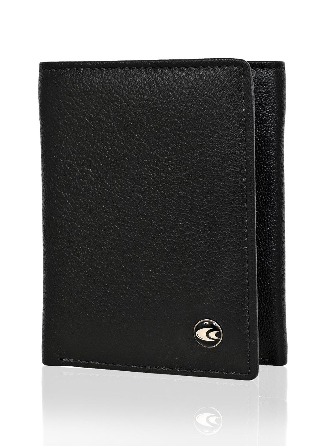 Buy Allen Cooper Men Textured Leather Three Fold Wallet - Wallets for ...