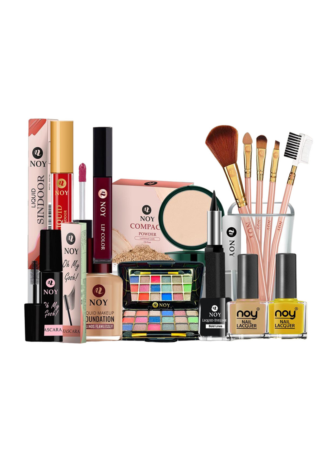 Buy NOY Set Of 15 Envy Makeup Kit Combo #513 - Makeup Combo for Women ...