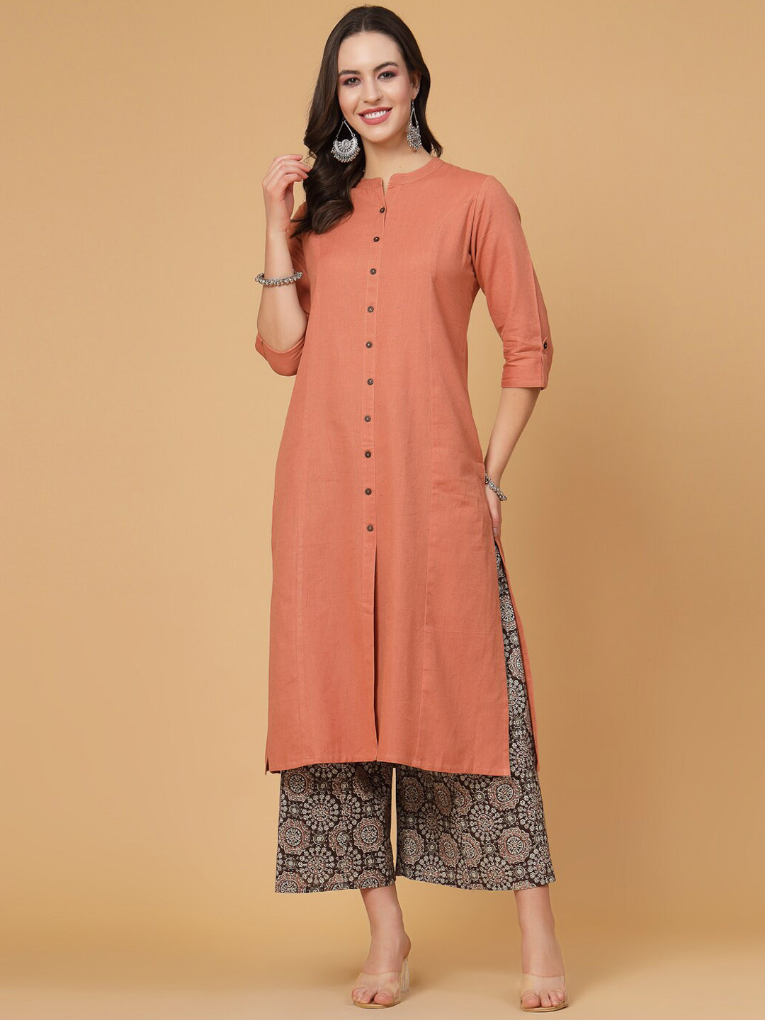 Buy Pistaa Regular Kurta With Palazzos - Kurta Sets for Women 25390996 ...