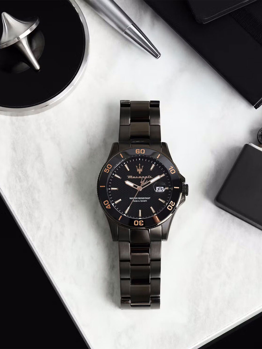 Buy Maserati Men Water Resistance Stainless Steel Analogue Watch ...