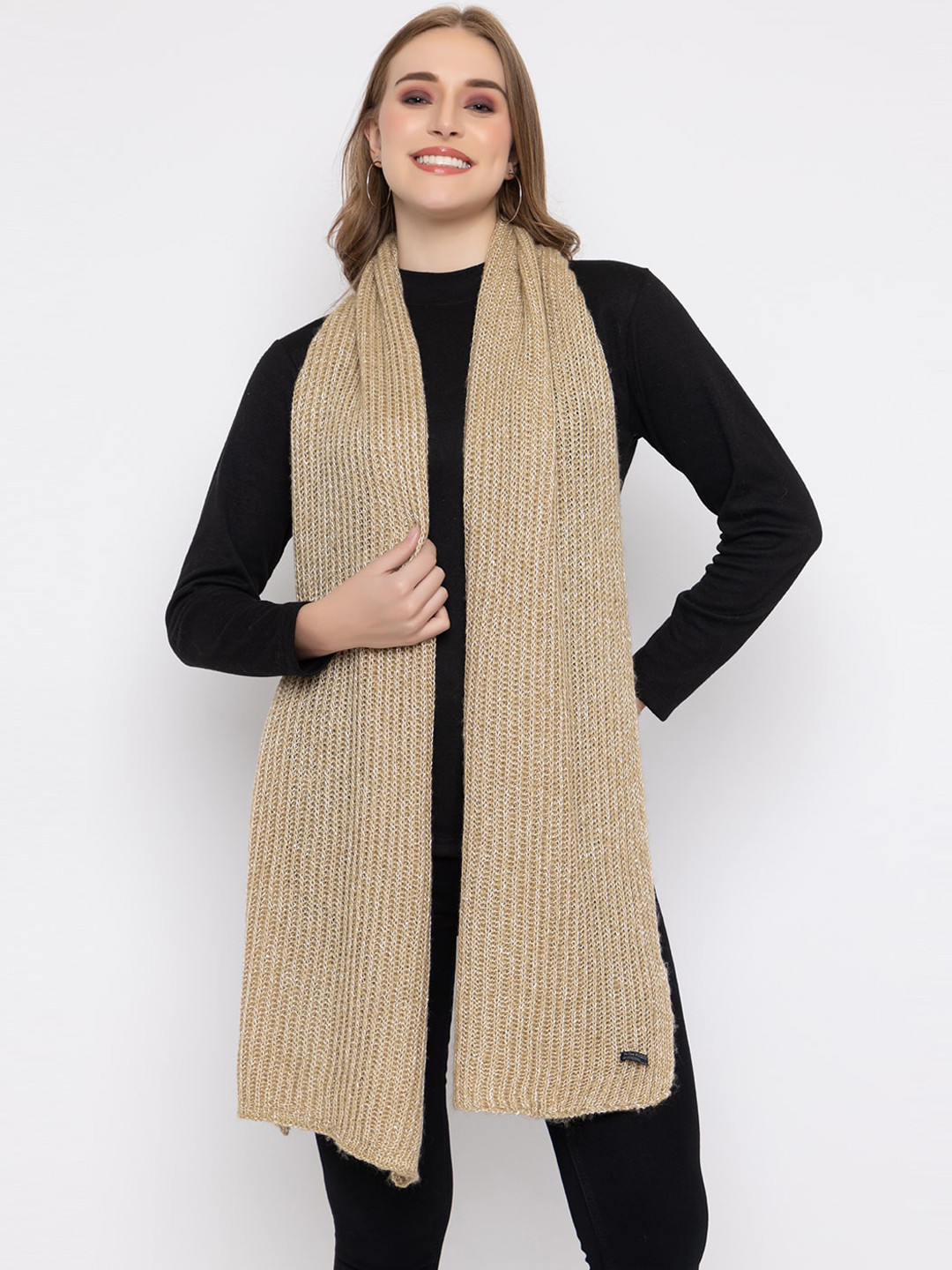 Buy 513 Textured Acrylic Knitted Mufflers - Mufflers for Women 25415110 ...