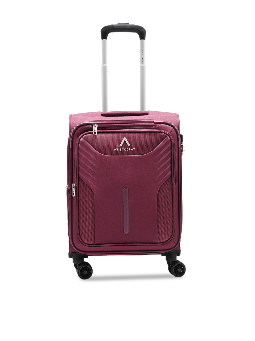 Buy Aristocrat Soft Sided Cabin Trolley Suitcase - Trolley Bag for ...