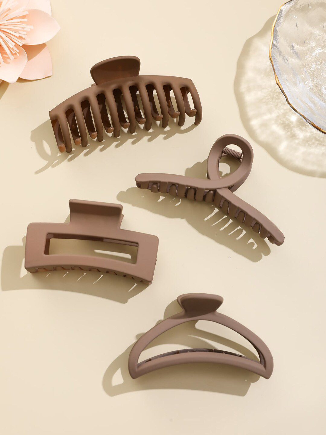 Buy Krelin Women Set Of 4 Claw Clips - Hair Accessory for Women ...