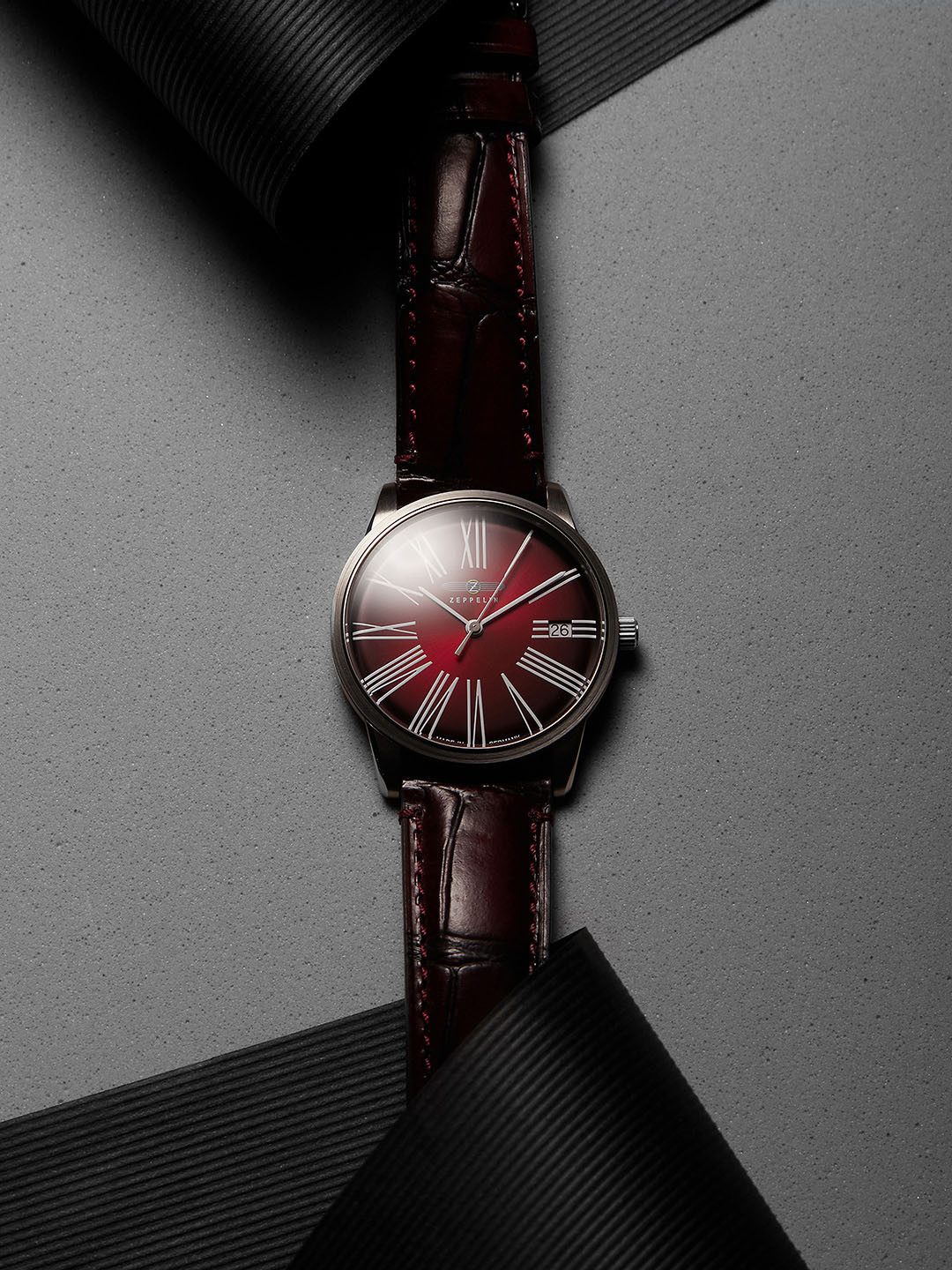 Buy ZEPPELIN Women Printed Dial & Leather Straps Analogue Watch 83455 ...