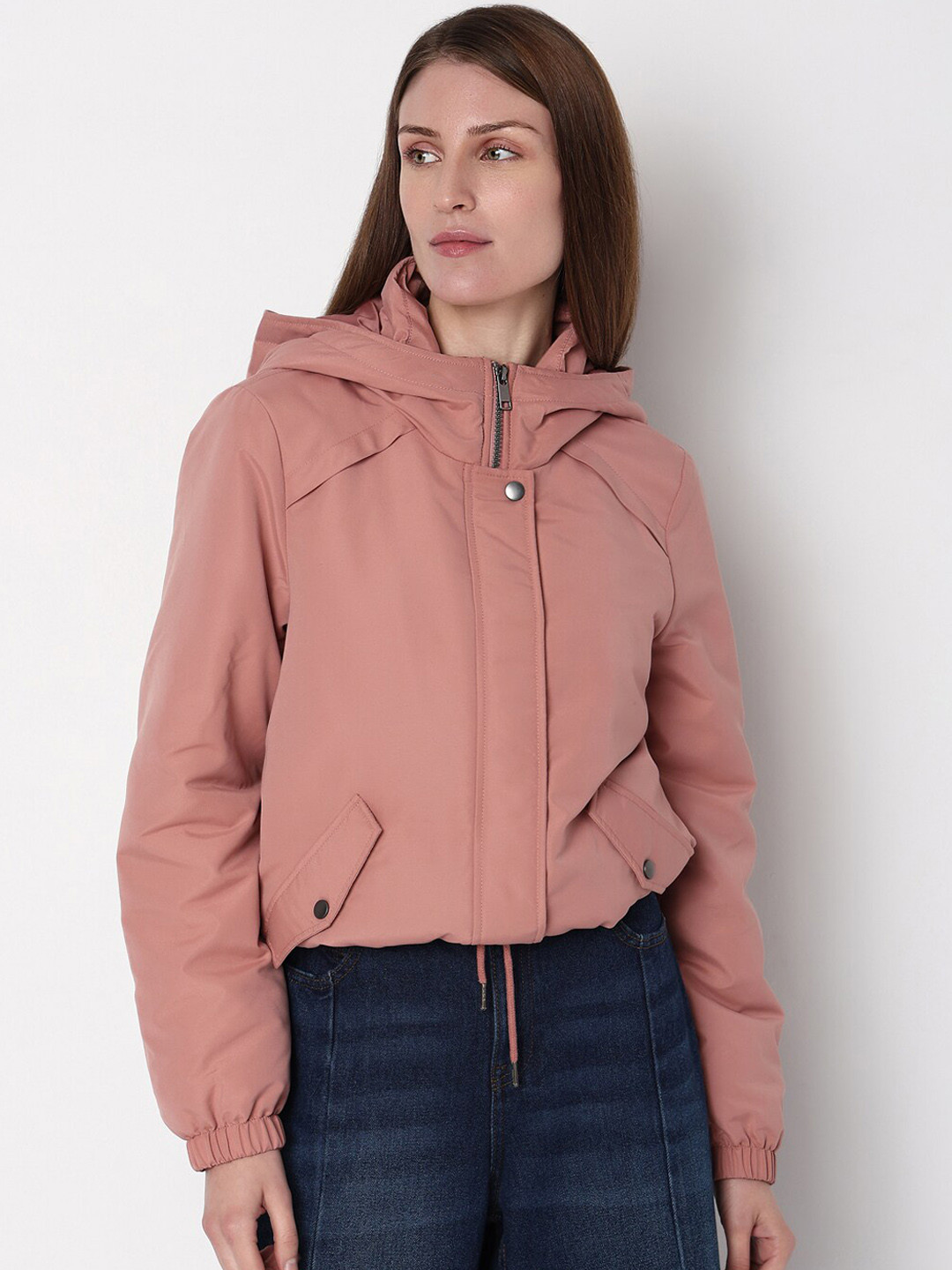 Buy Vero Moda Hooded Puffer Jacket - Jackets for Women 25418764 | Myntra