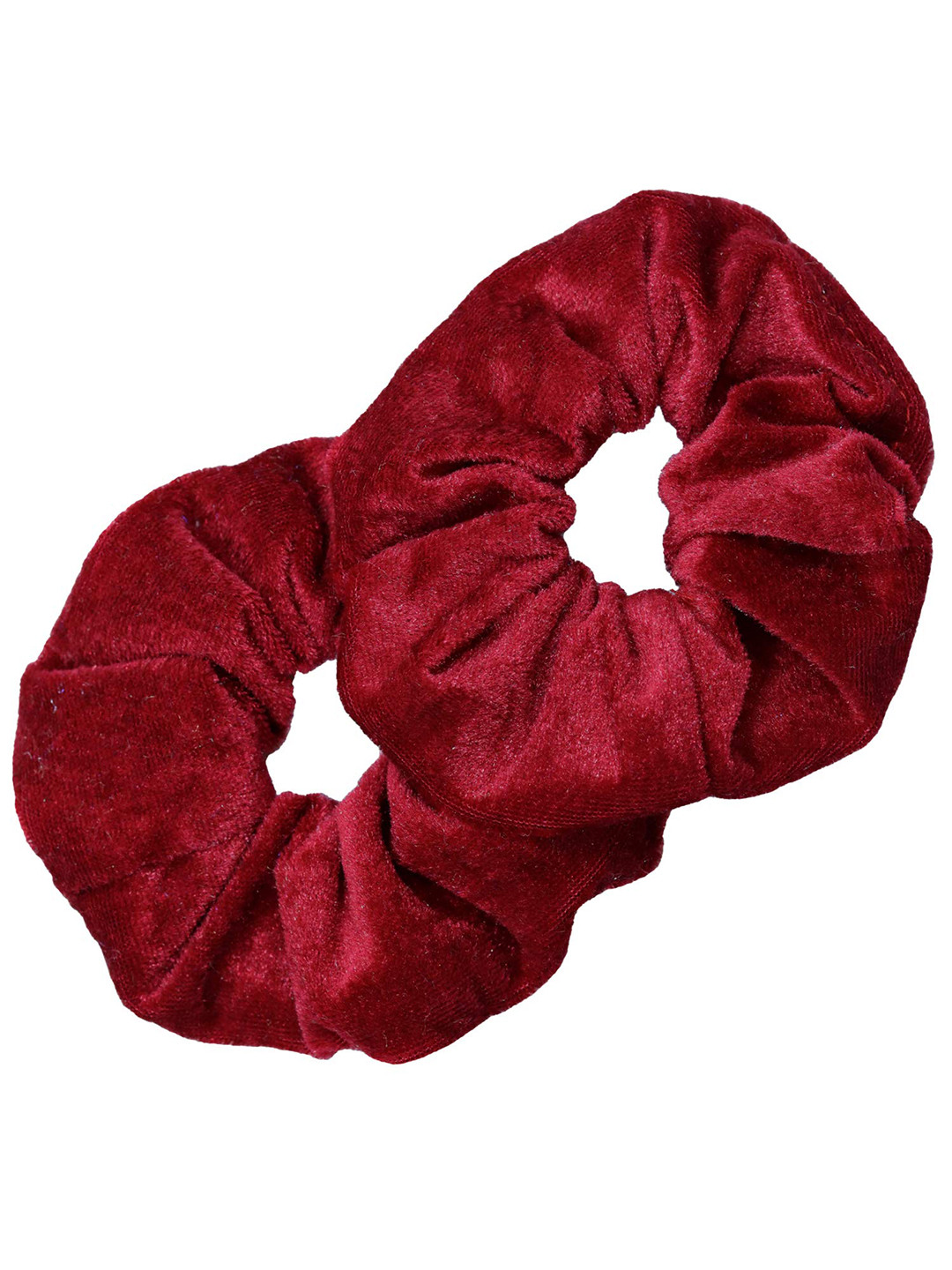 Buy VAGHBHATT Set Of 2 Velvet Ponytail Holders - Hair Accessory for ...