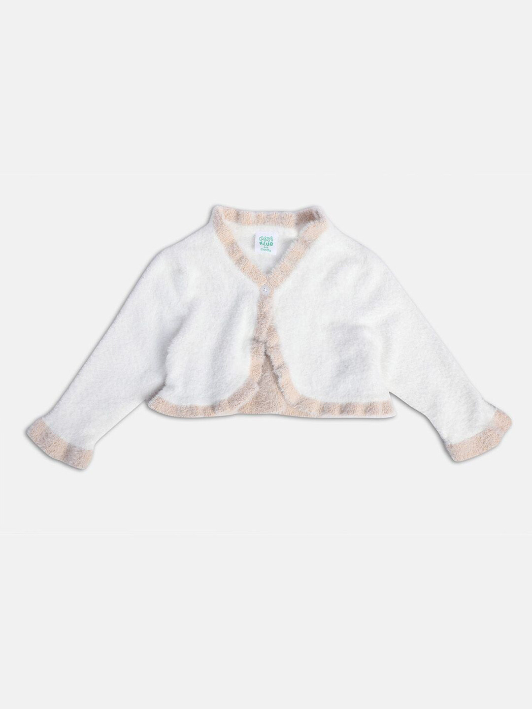 Buy MINI KLUB Girls Open Front Shrug - Shrug for Girls 25421778 | Myntra