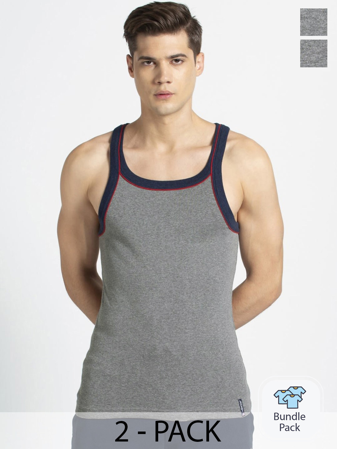 Buy Jockey Pack Of 2 Cotton Innerwear Vests - Innerwear Vests for Men ...