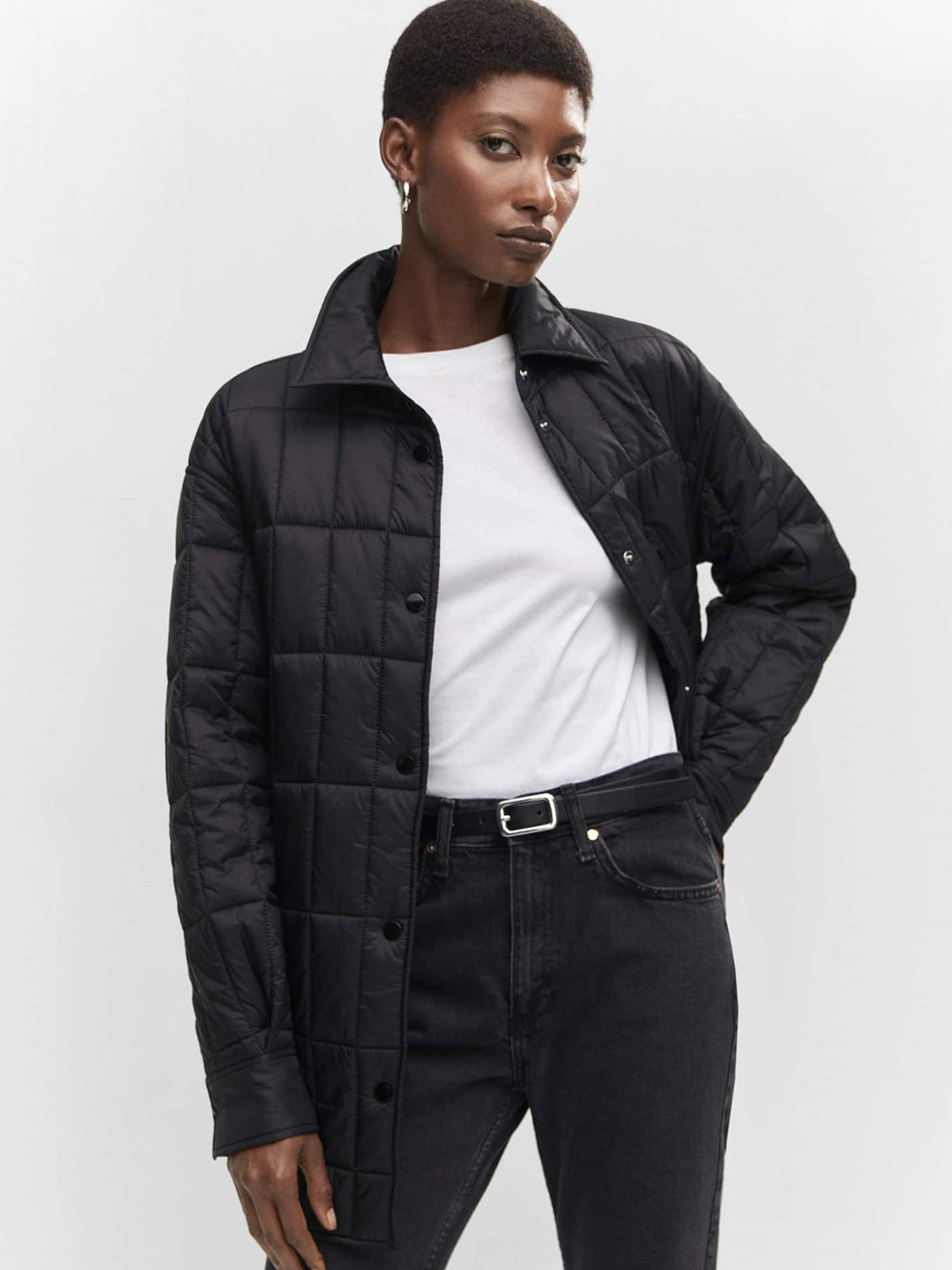 Buy MANGO Women Longline Padded Jacket - Jackets for Women 25426744 ...