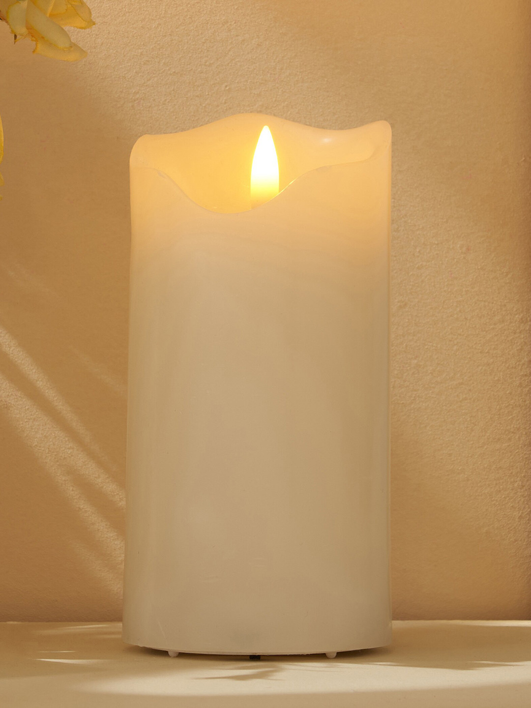 Buy Home Centre Pegasus White LED Pillar Candle - Candles for Unisex ...