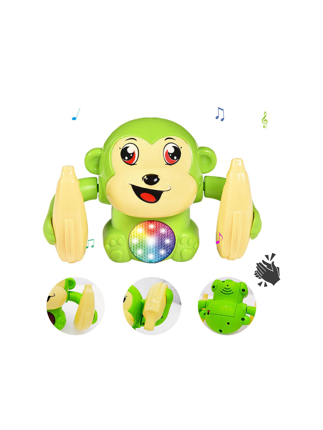 Buy WEMBLEY Kids Dancing Monkey Musical Toy With Voice Control & Sound ...