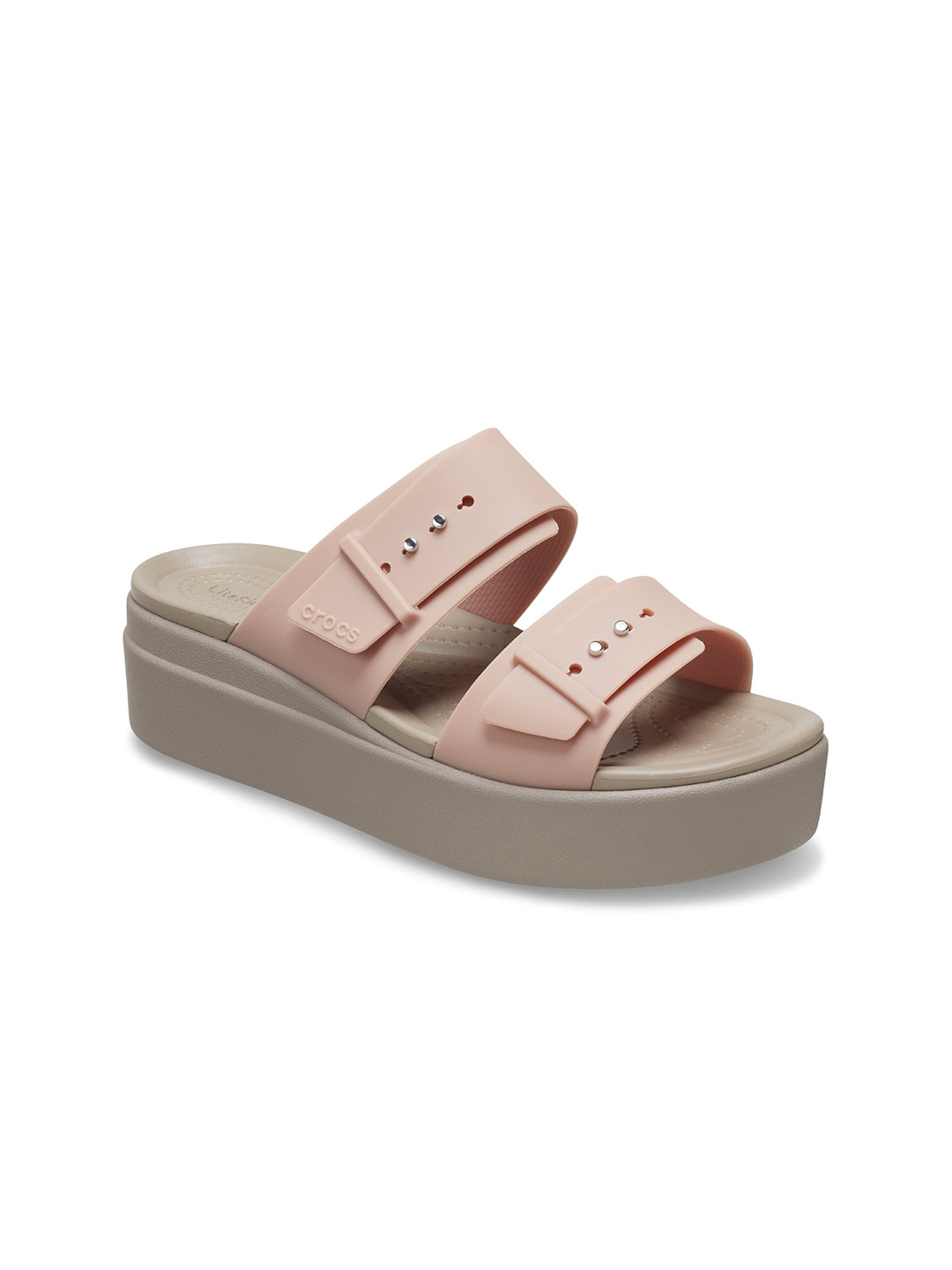 Buy Crocs Double Strap Flatform Heels - Heels for Women 25441628 | Myntra