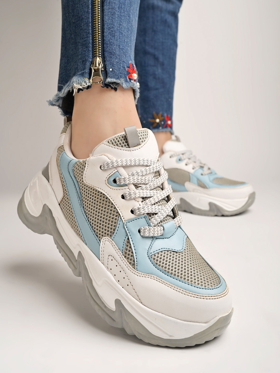 Buy Shoetopia Girls Textured Lightweight Sneakers - Casual Shoes for ...