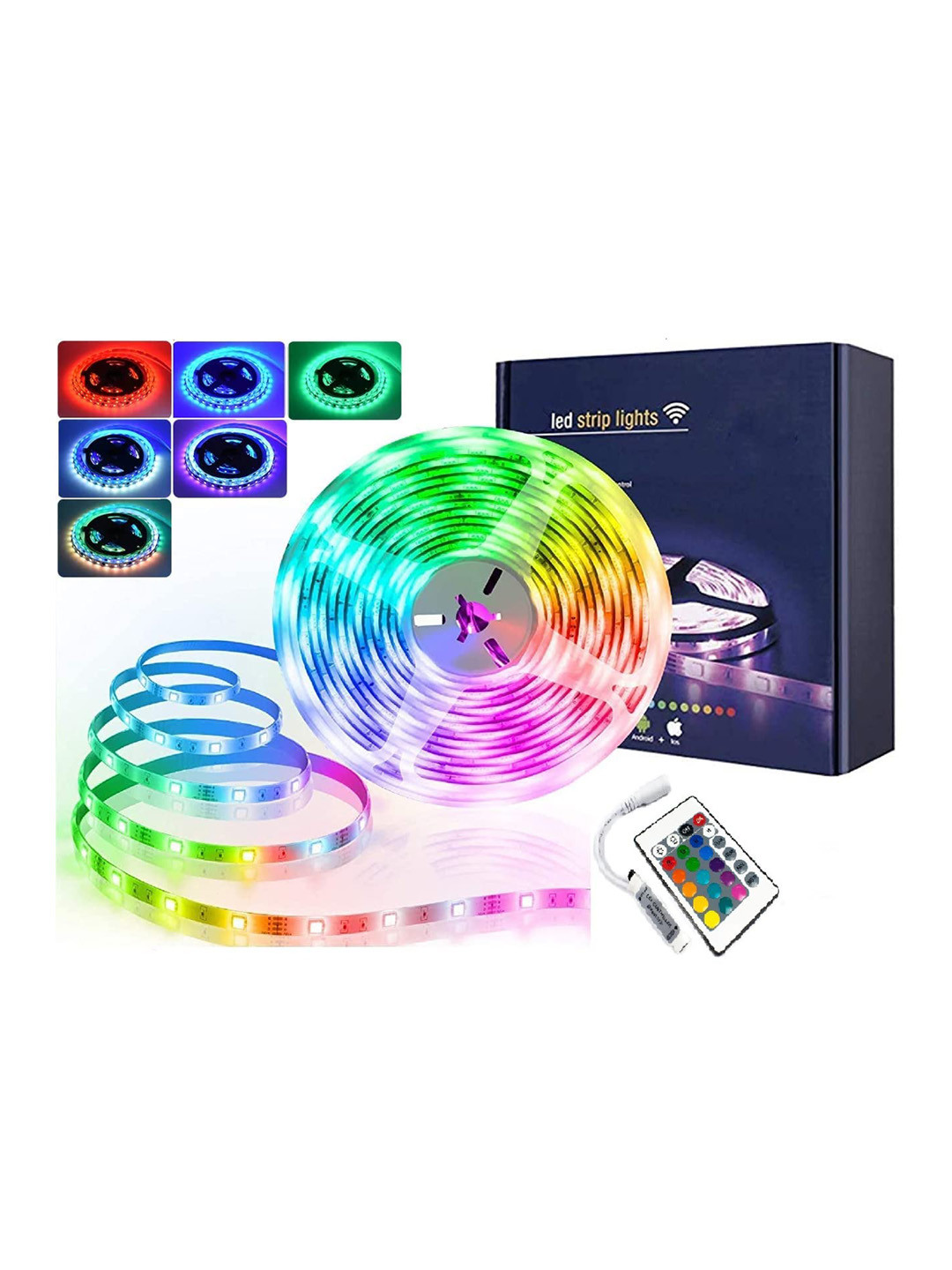 Buy Desidiya Green & Pink 300 Led Strip String Light With Adapter ...