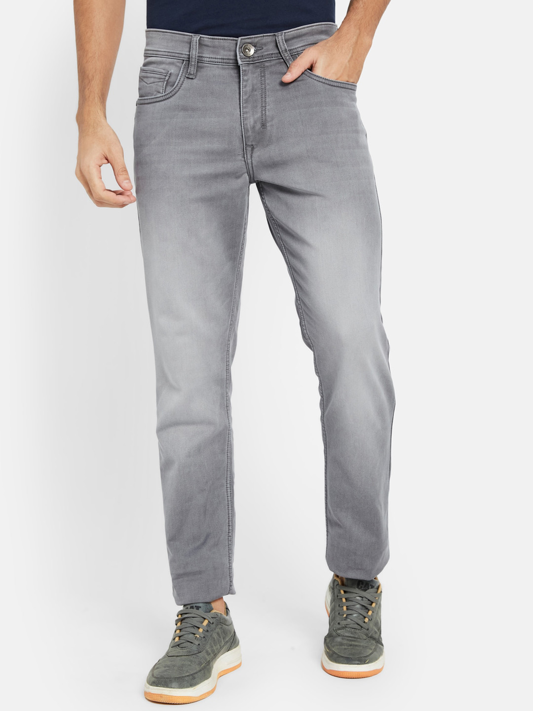 Buy Octave Men Mid Rise Clean Look Cotton Jeans - Jeans for Men ...