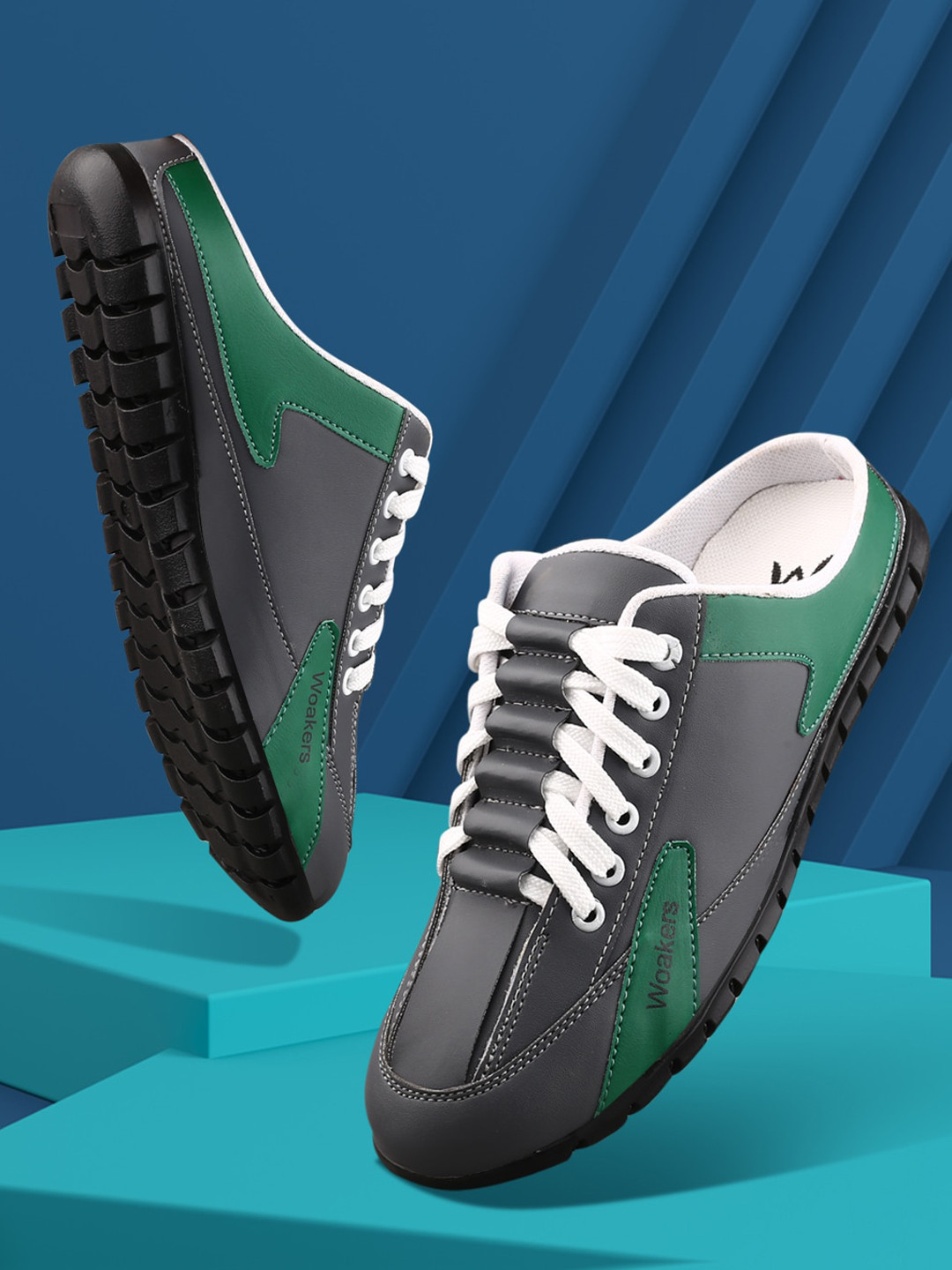 Buy Woakers Men Colourblocked Mule Sneakers - Casual Shoes for Men ...