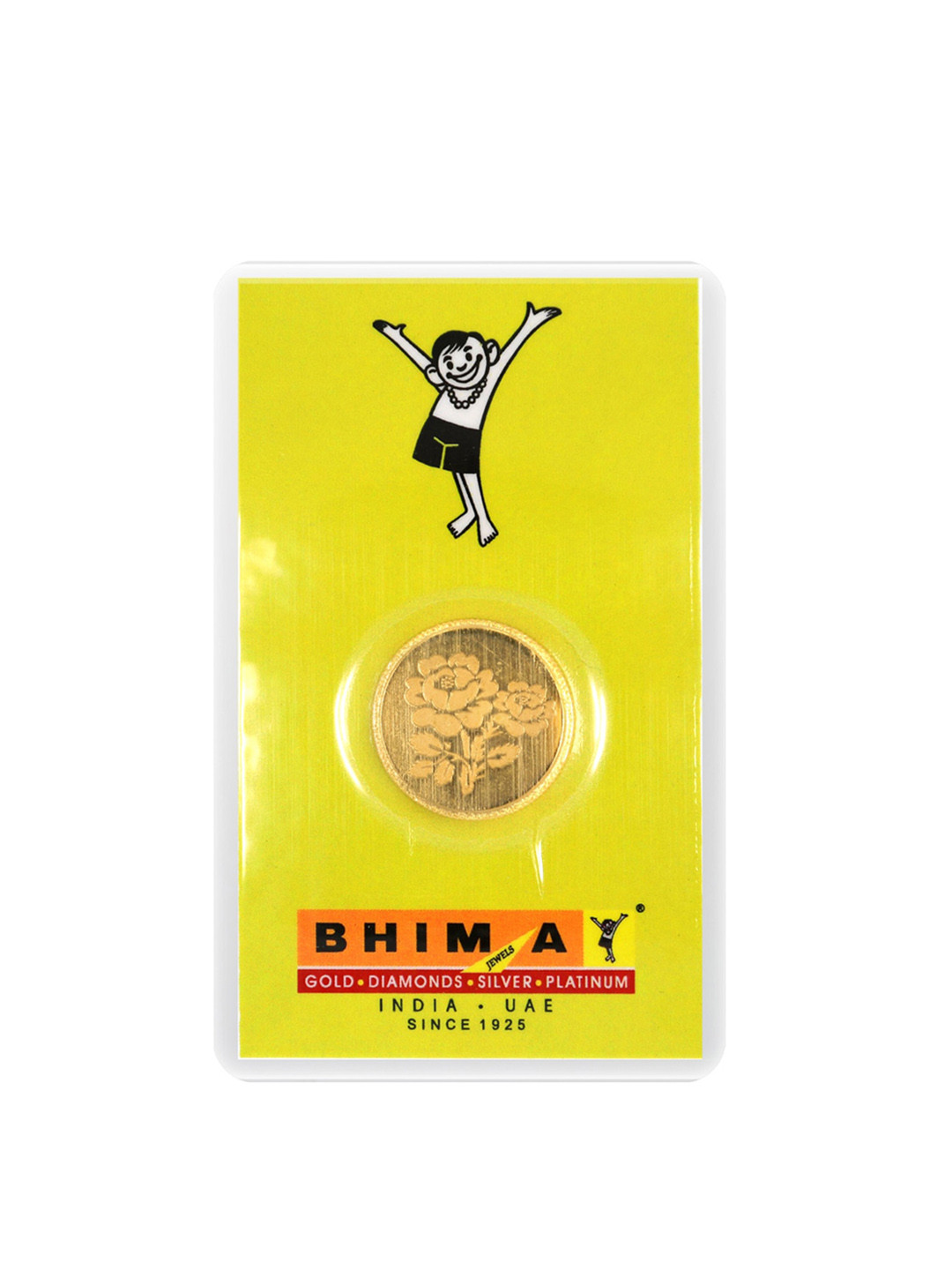Buy BHIMA Flower 24KT Gold Coin 5gm - Gold Coin for Unisex 25449554 ...