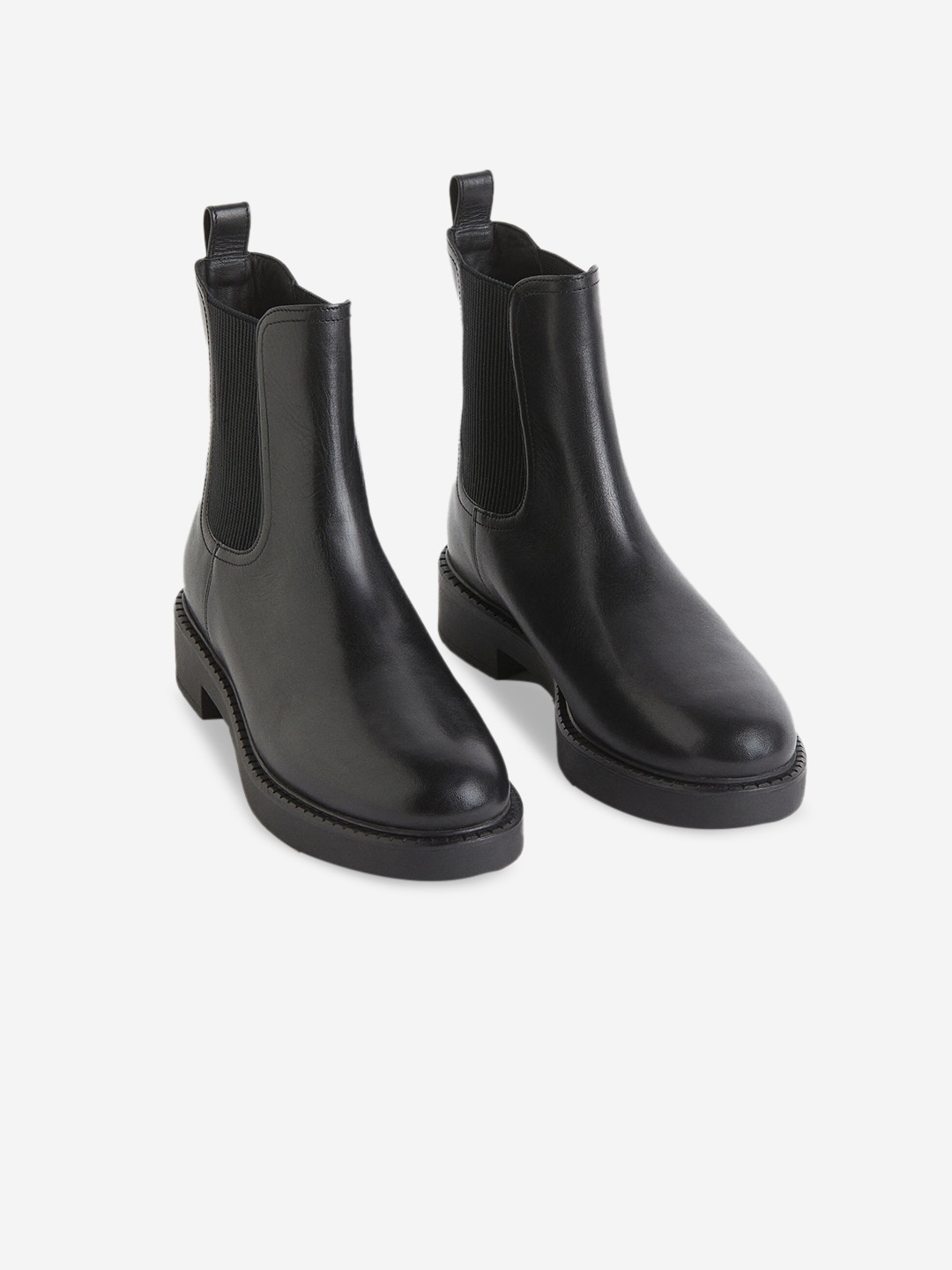 Buy H&M Women Leather Chelsea Boots - Boots for Women 25452390 | Myntra