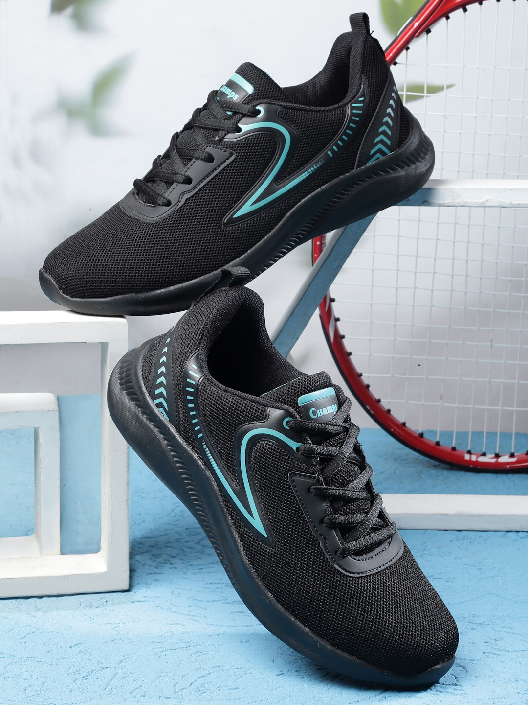 Buy Champs Men Mesh Running Sports Shoes - Sports Shoes for Men ...