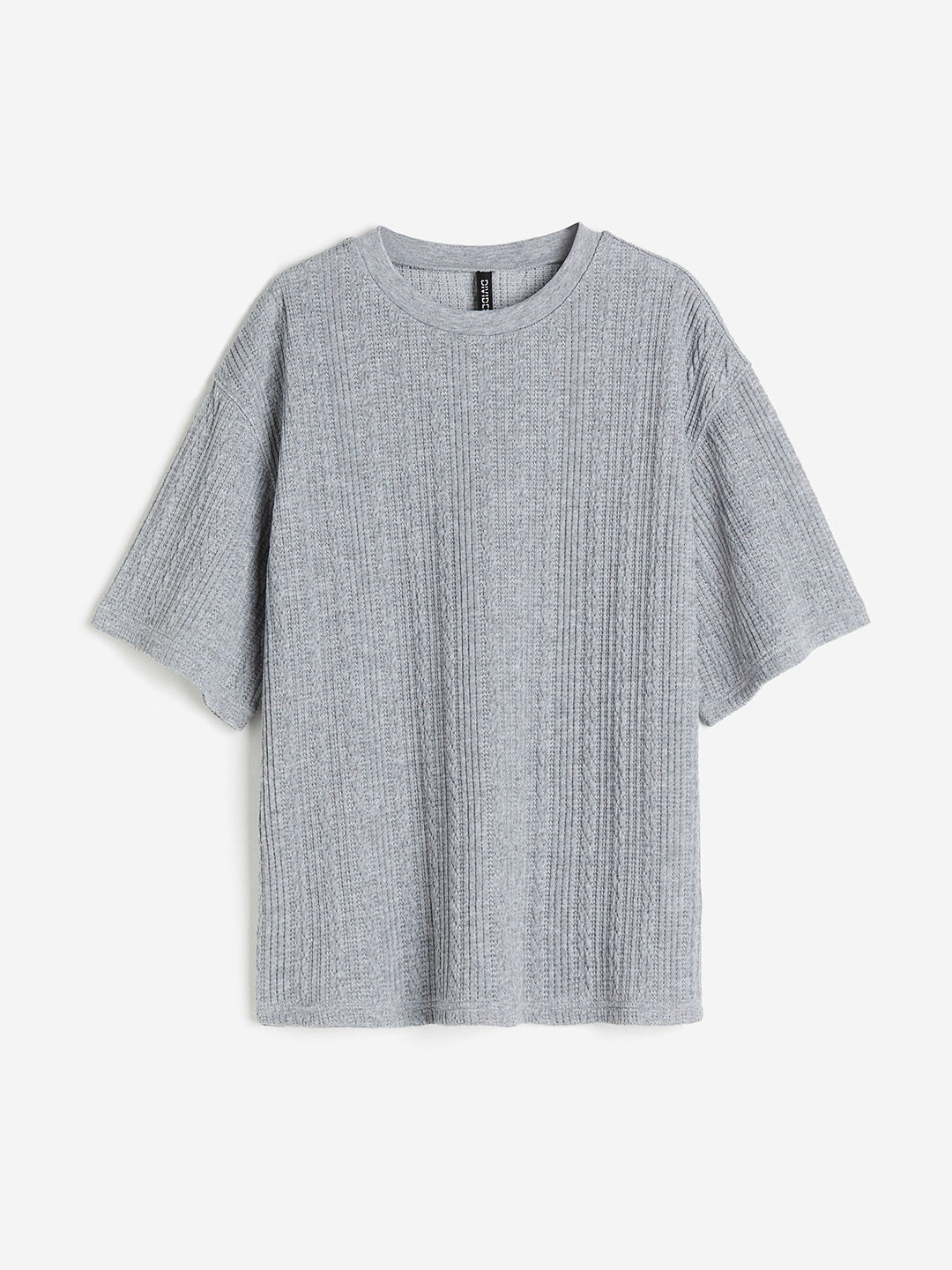 Buy H&M Women Oversized Textured T Shirt - Tshirts for Women 25456368 ...