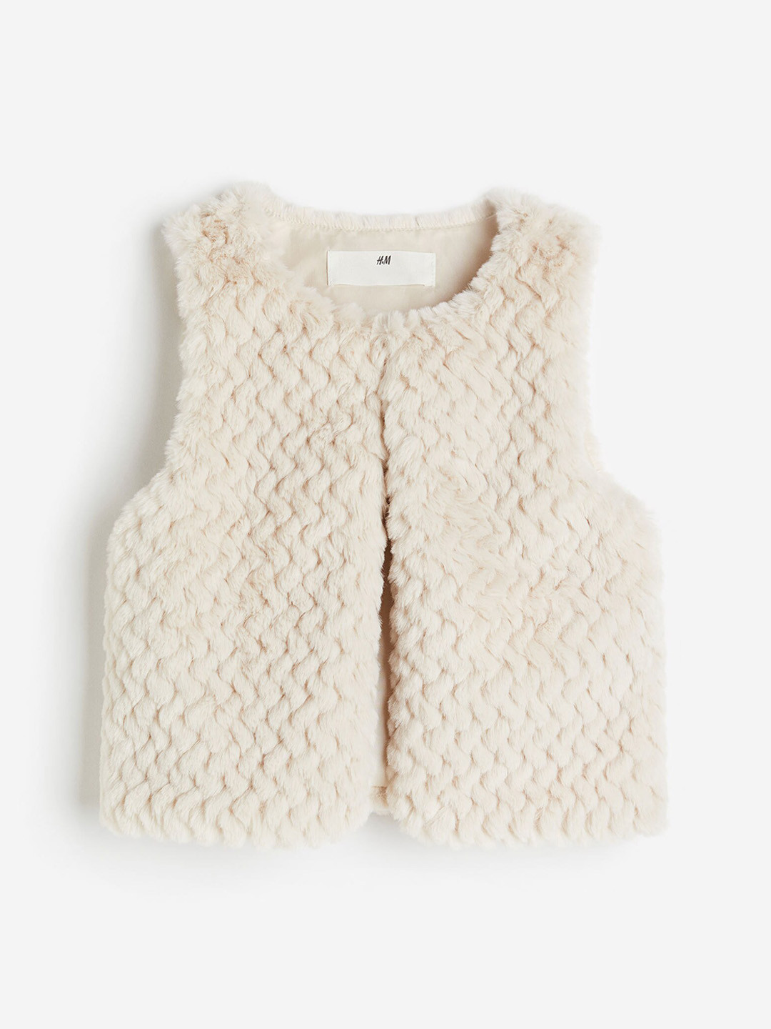 Buy H&M Girls Fluffy Gilet - Jackets for Girls 25456380 | Myntra