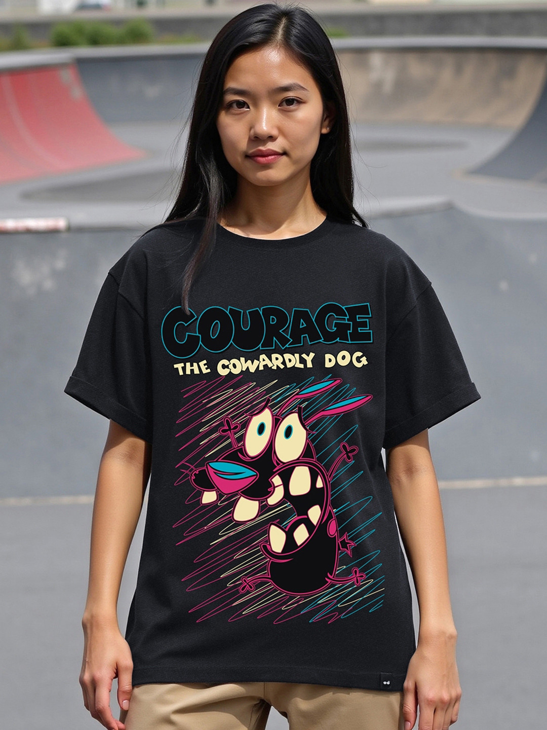 Buy Bewakoof Official Cartoon Network Merchandise Courage Cowardly ...