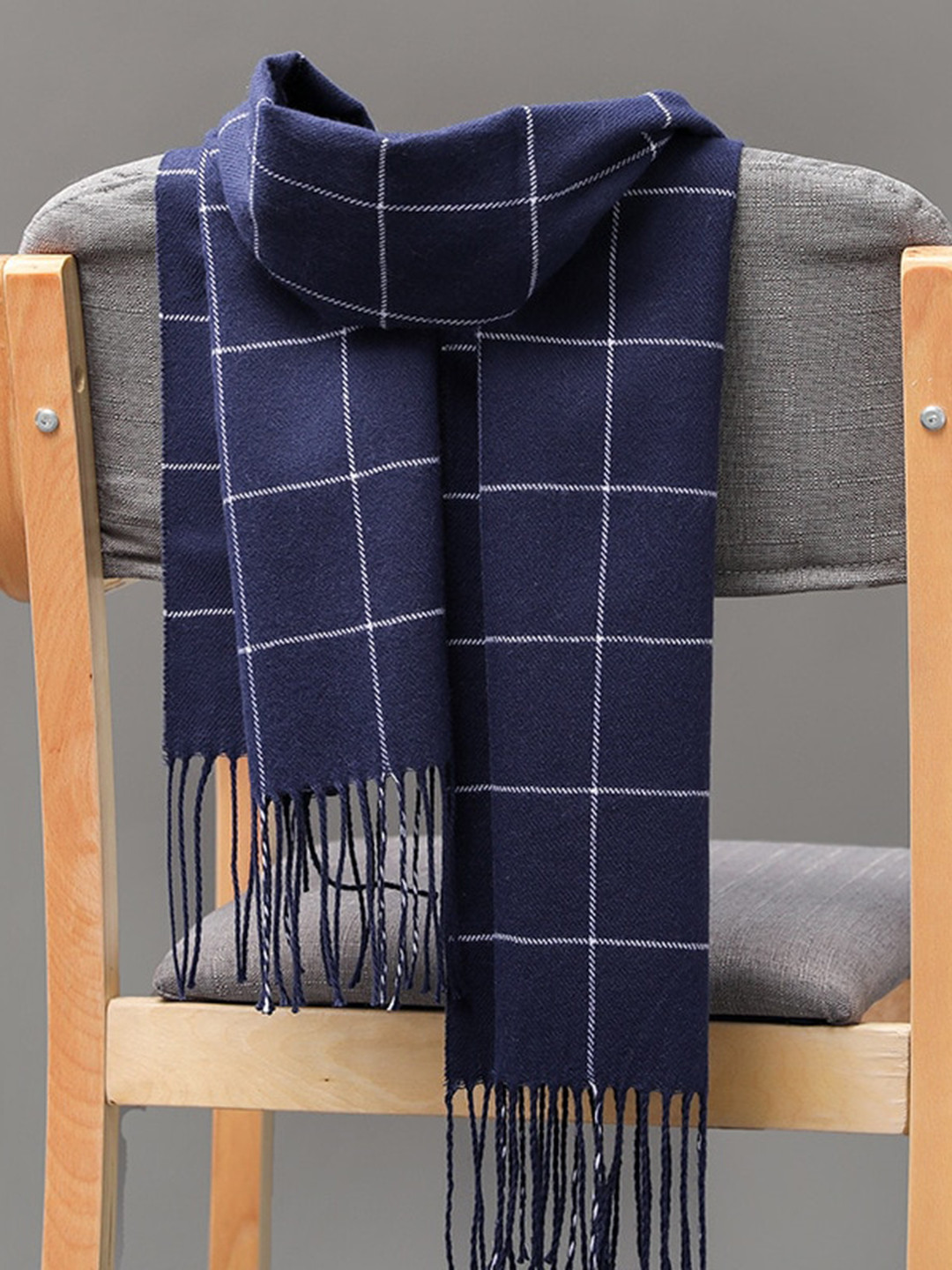 Buy Alexvyan Checked Acrylic Muffler - Mufflers for Men 25465262 | Myntra