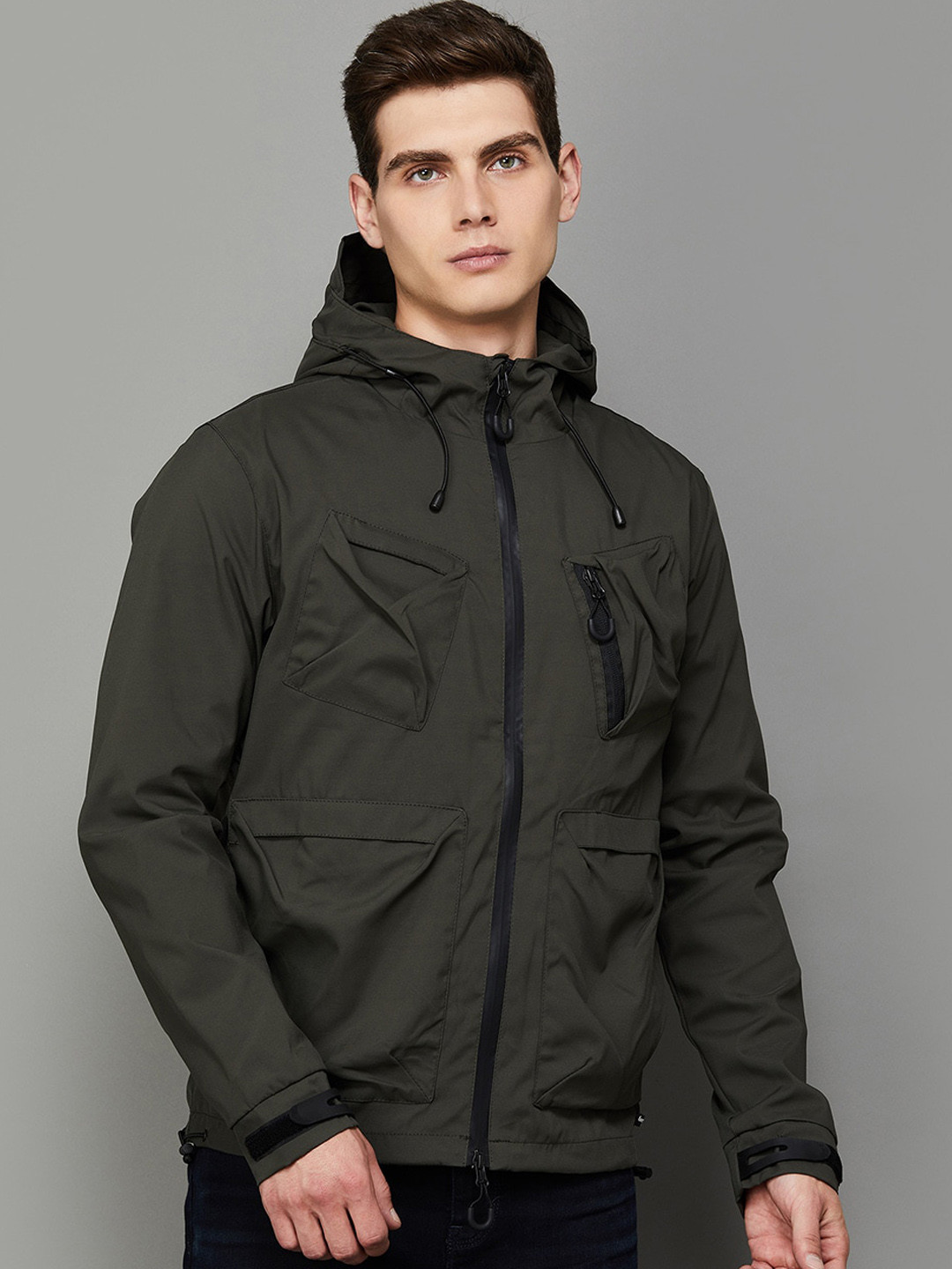 Buy Bossini Hooded Bomber Jacket - Jackets for Men 25467544 | Myntra