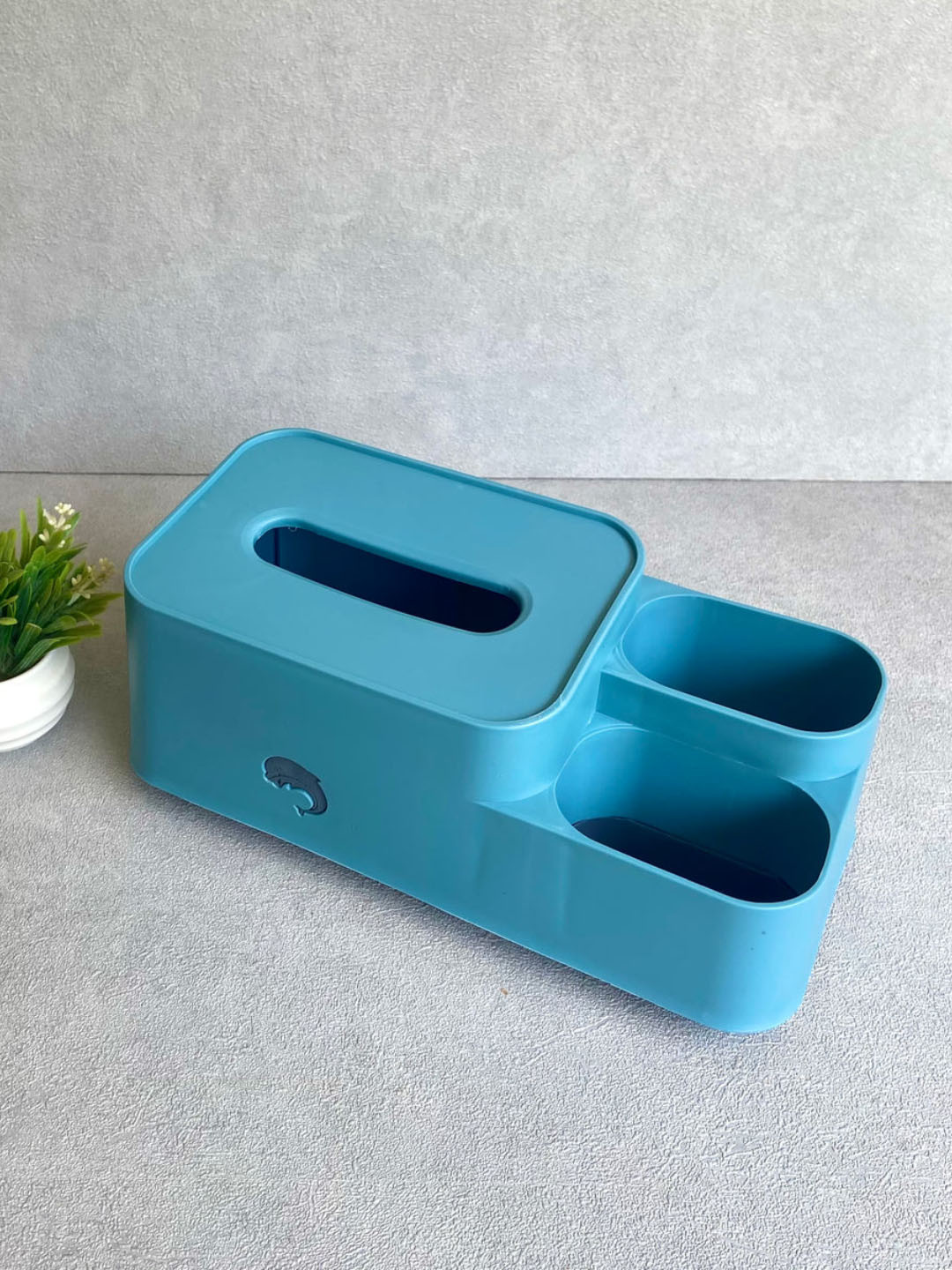 Buy House Of Objects Blue Tissue Holder For Dining Table - Tissue ...